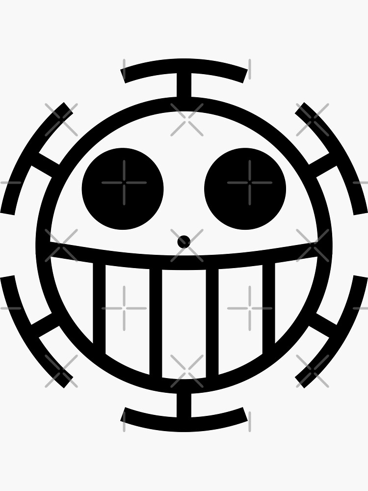 "Trafalgar Law's Logo" Sticker for Sale by LaBoutiqueJapIn | Redbubble