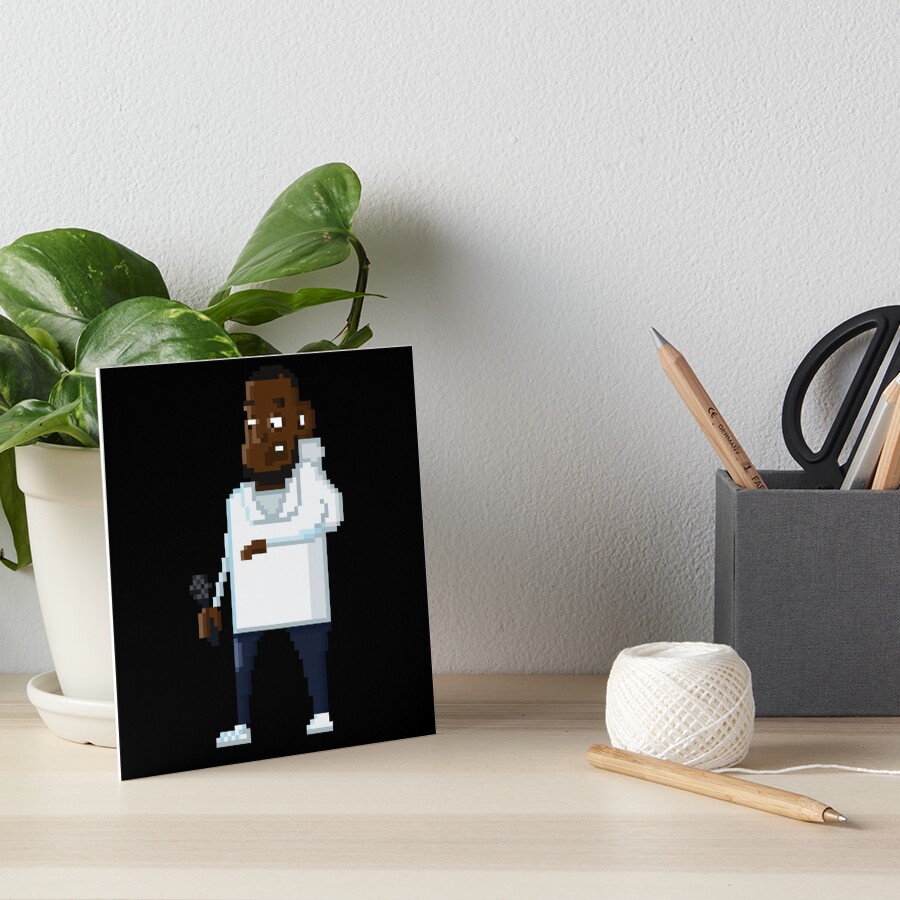 "Stormzy UK Rapper pixel art " Art Board Print by strart1 | Redbubble