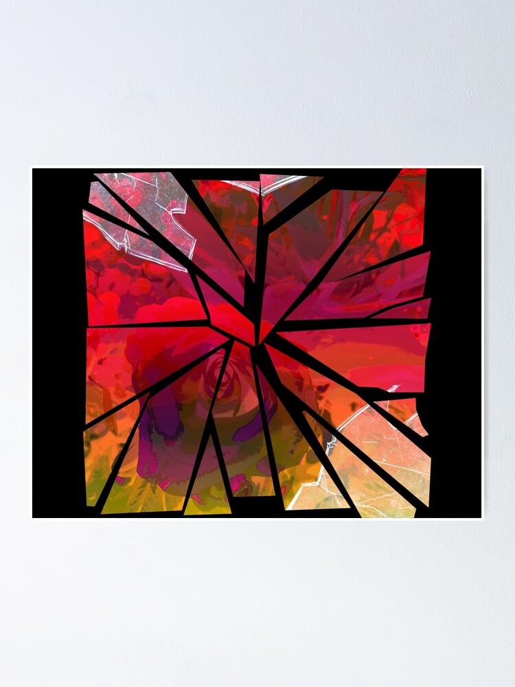 "Cracked" Poster by TinaJostDesigns | Redbubble