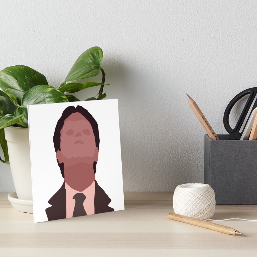 "Dwight Schrute CPR Training Stress Relief Part 2 The Office" Art Board ...
