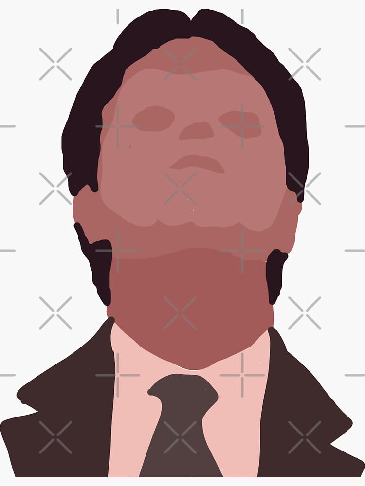 "Dwight Schrute CPR Training Stress Relief Part 2 The Office" Sticker ...