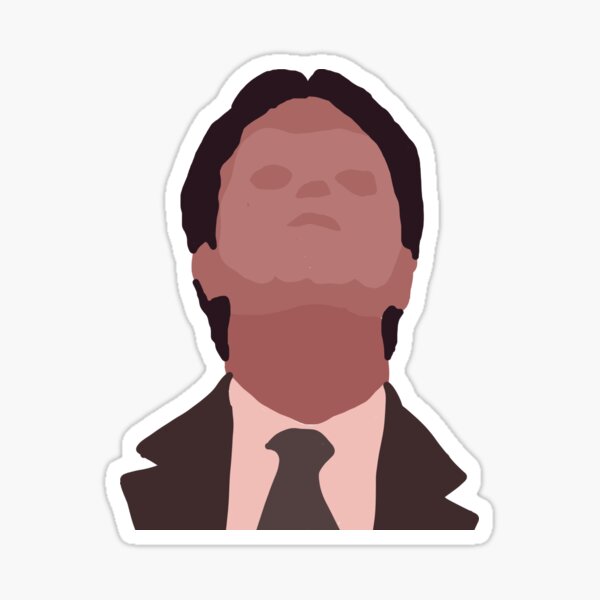 "Dwight Schrute CPR Training Stress Relief Part 2 The Office" Sticker ...