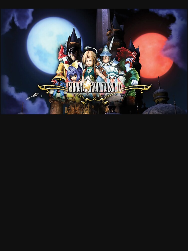 "Final Fantasy 9 Logo Wallpaper" T-shirt for Sale by CassidyCreates ...