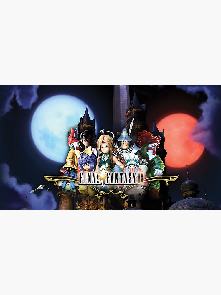 "Final Fantasy 9 Logo Wallpaper" Sticker by CassidyCreates | Redbubble