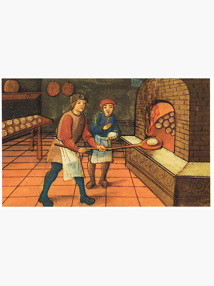 "Medieval Art bakers " Sticker by ANAKNEZIC | Redbubble
