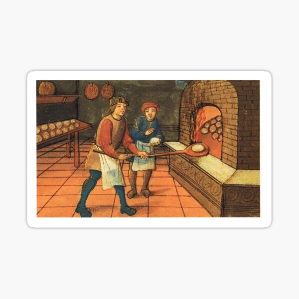 "Medieval Art bakers " Sticker by ANAKNEZIC | Redbubble