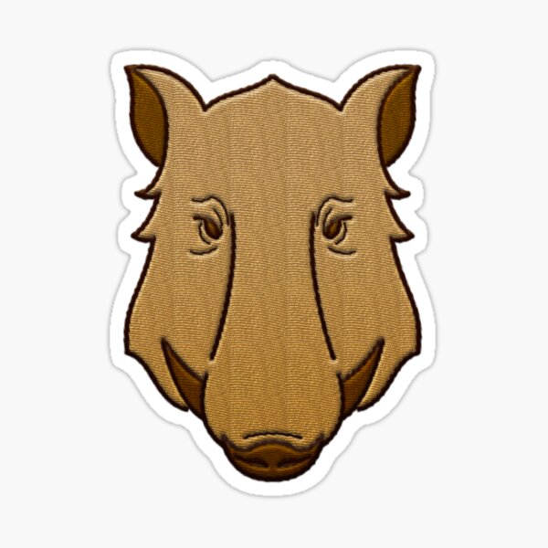 "Boar" Sticker by Lil-Lil-Cute | Redbubble