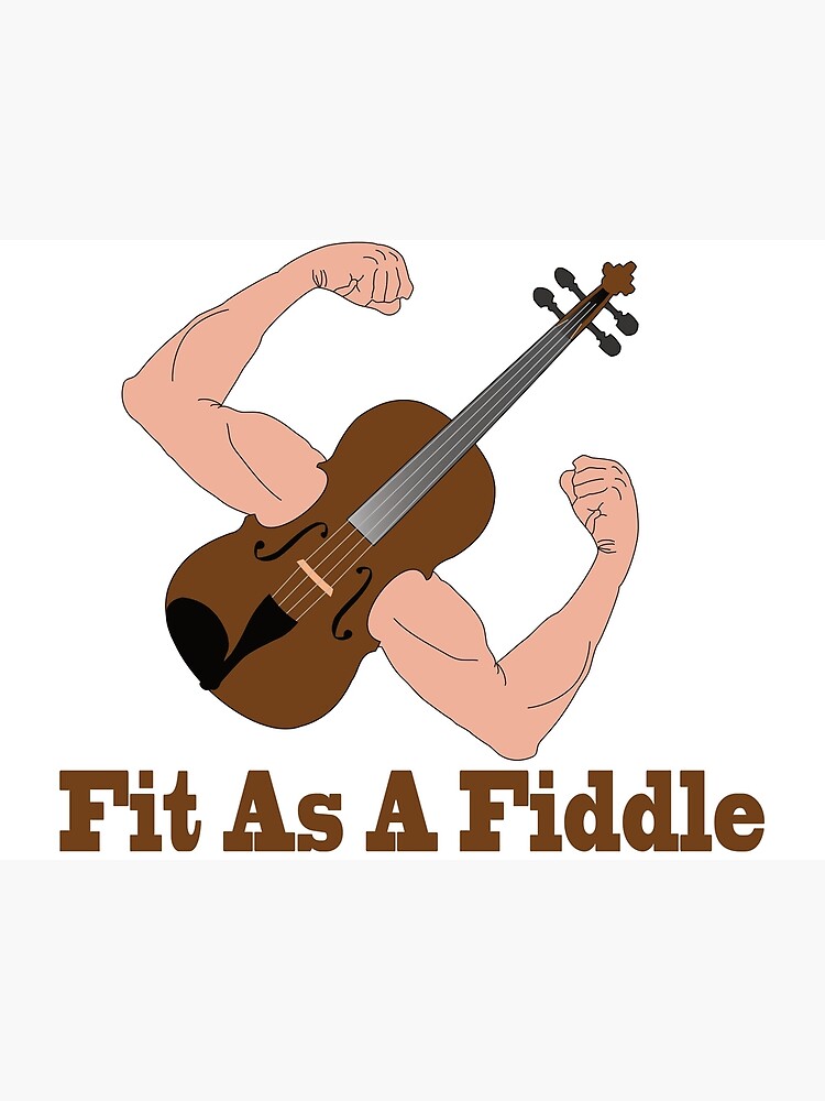 "Fit as a Fiddle" Art Print for Sale by BloxhamDesigns | Redbubble