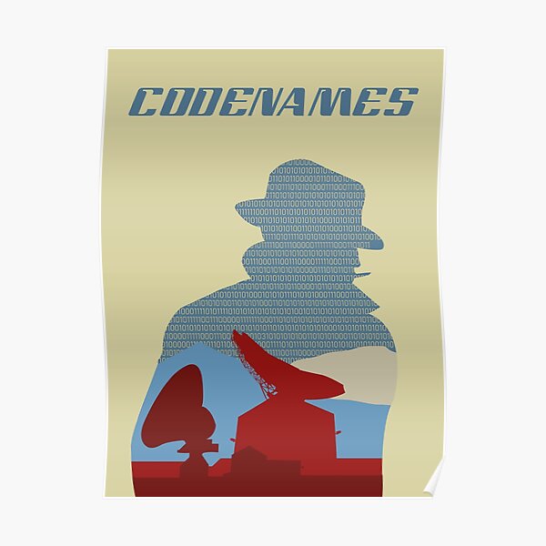 Póster «Nombres de código Diseño de código Enigma - Estilo de póster de ...