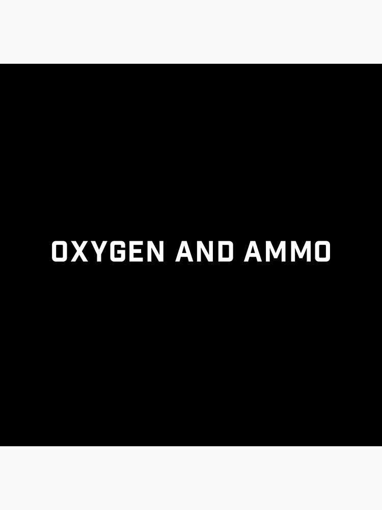 "Oxygen and Ammo Logo Text" Poster for Sale by oxygenandammo | Redbubble