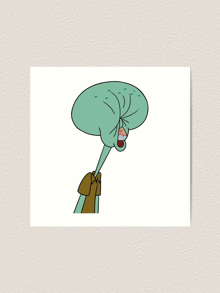 "Squid With a Scrunched Up Face" Art Print by shellysshop | Redbubble