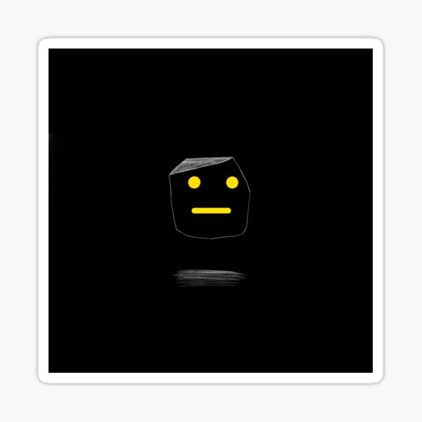 "Meh face" Sticker by POPPINDAN | Redbubble