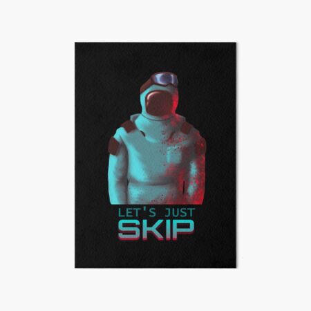 "Let's Just Skip | Among Us" Art Board Print by kit-kat-k-kid | Redbubble