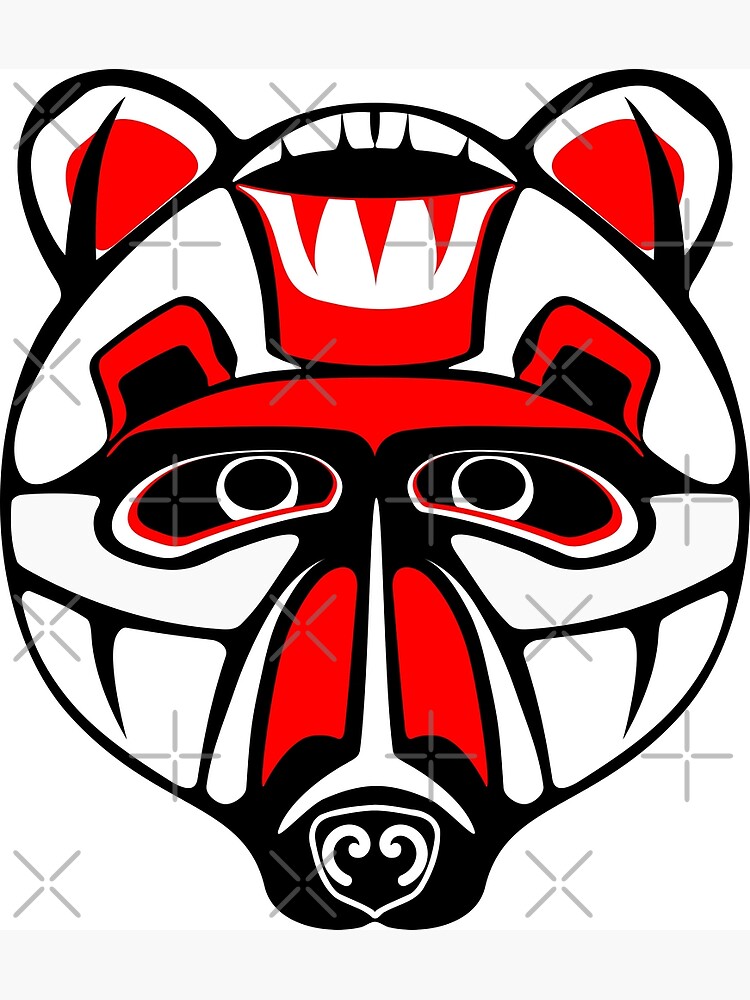 "Native Bear 5" Poster by jwbentoniii | Redbubble