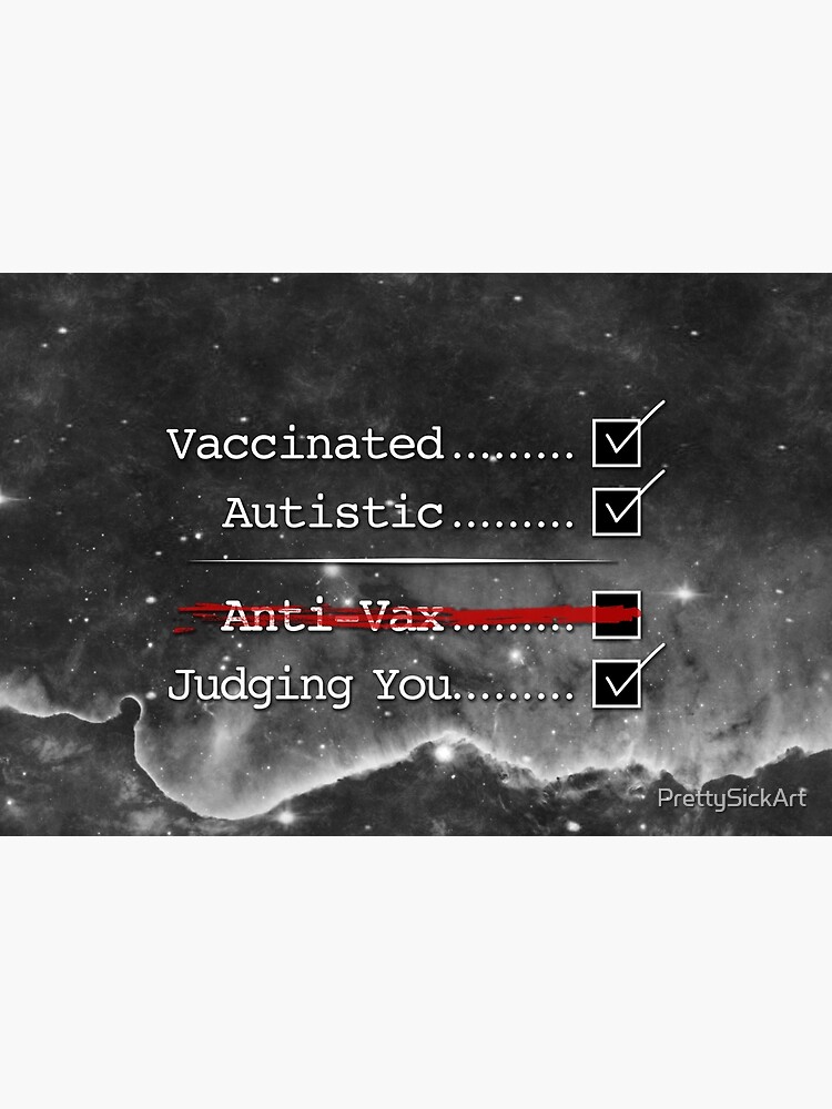 "Dark Galaxy: Autistic Checklist" Poster by PrettySickArt | Redbubble