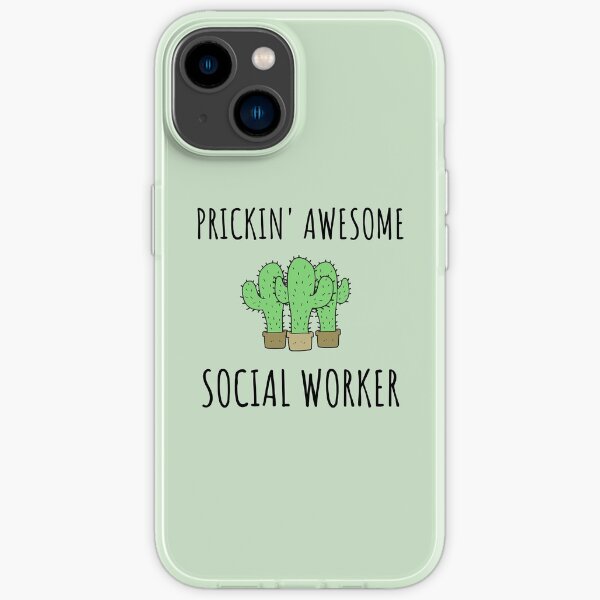 "Prickin' Awesome - Social Worker Gifts" iPhone Case for Sale by ...
