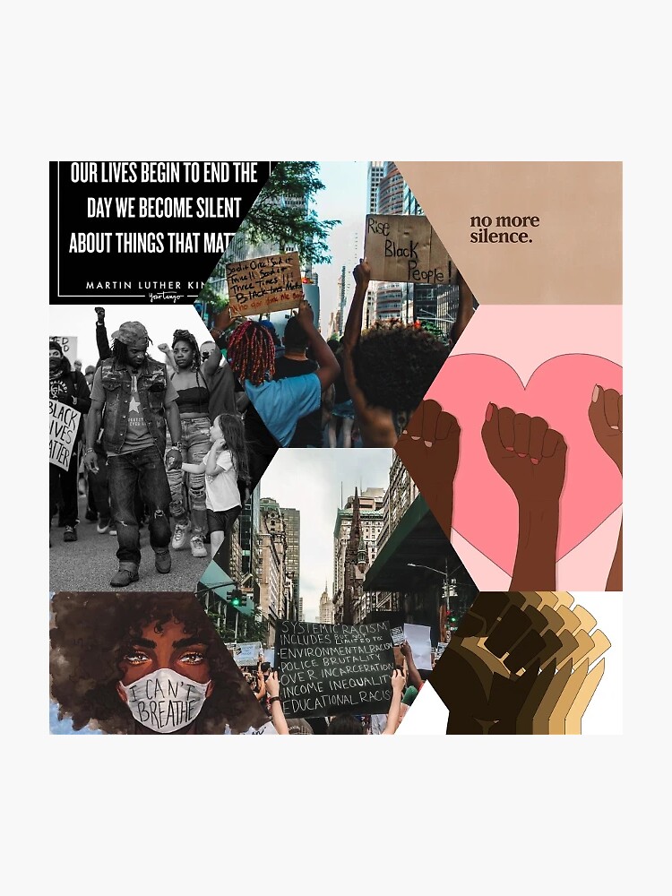 "BLM collage" Sticker for Sale by pridelover121 | Redbubble