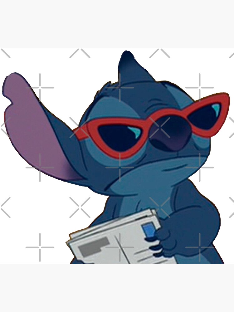 "Stitch looking" Poster by Samsar | Redbubble