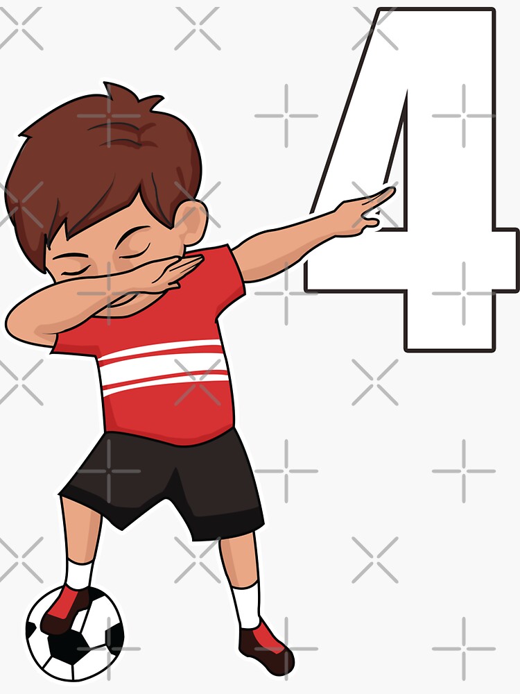 "Awesome Soccer Player Number 4 Soccer Athlete Athletic Sports Team ...