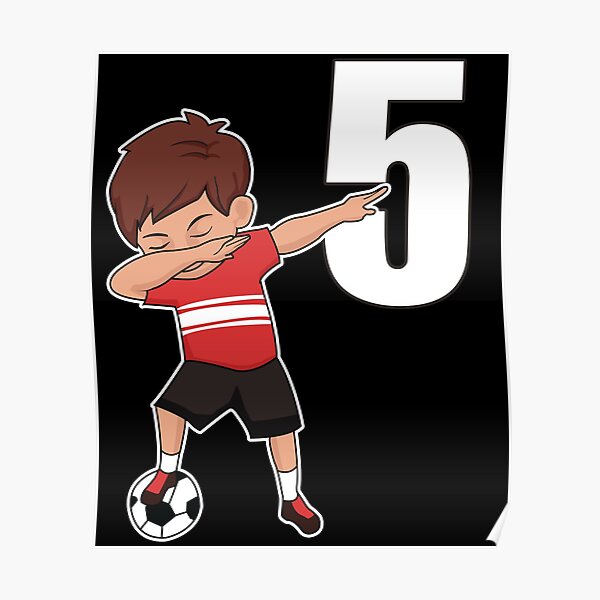 "Awesome Soccer Player Number 5 Soccer Athlete Athletic Sports Team ...