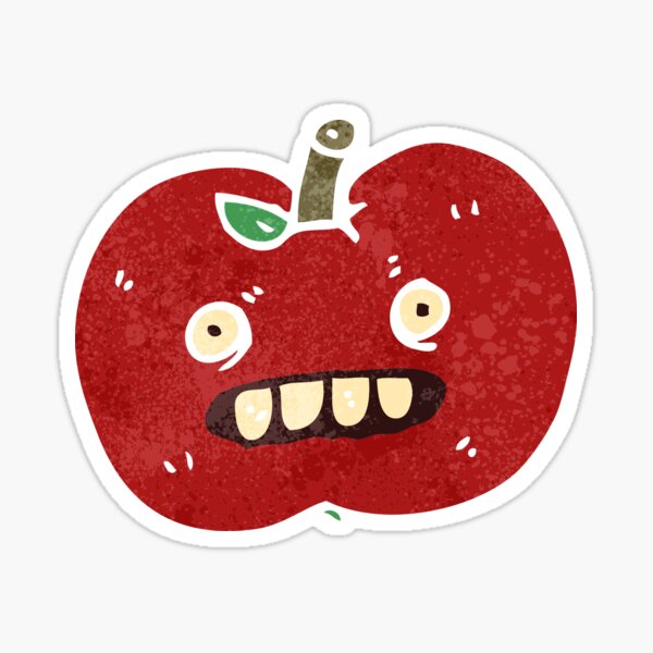 "Bad Apple" Sticker by GaCa | Redbubble