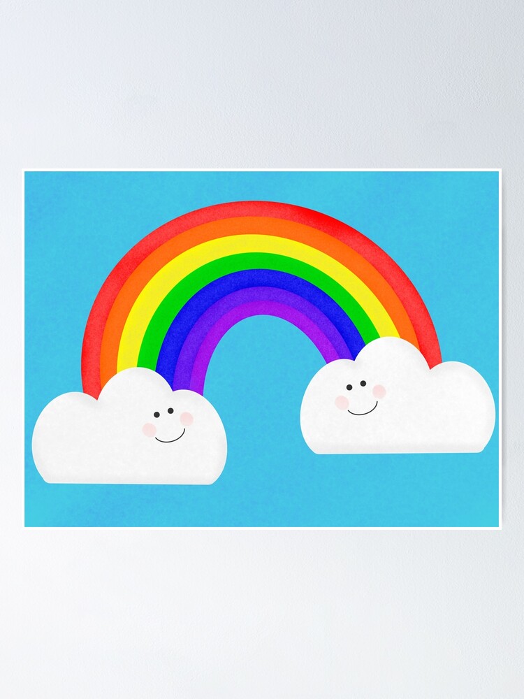 "Rainbow friends" Poster for Sale by BootsNDiamonds | Redbubble