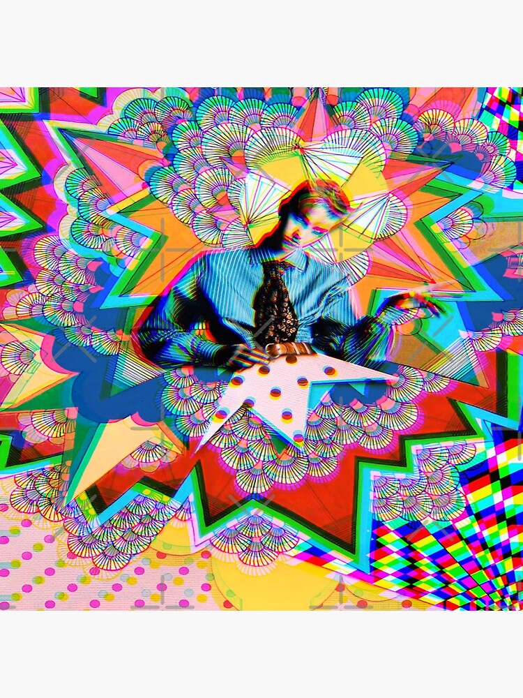 "Colorful Trippy Collage, Psychedelic Rave" Poster for Sale by ...