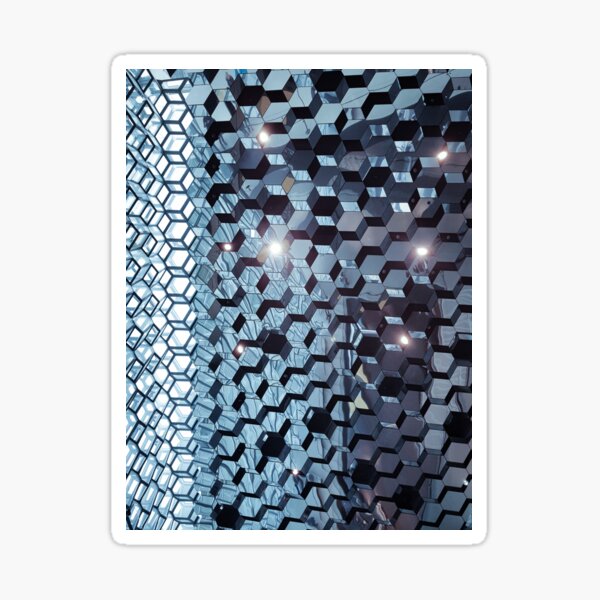 "Futuristic Cubic Design" Sticker for Sale by LuxuryMemes | Redbubble