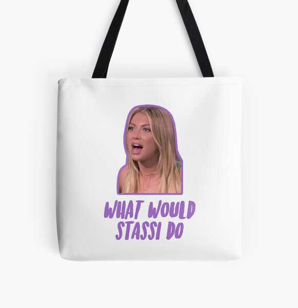 Bolsa de tela «What would Stassi Do - Funny Meme Quote Sticker Wine ...