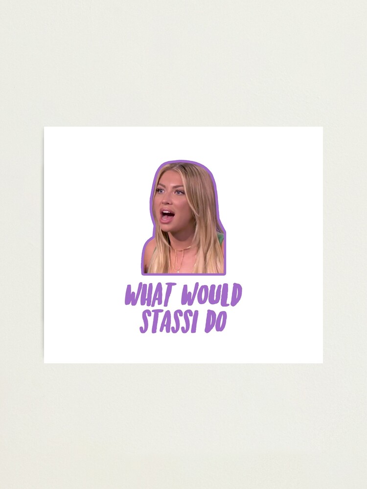 "What Would Stassi Do - Funny Meme Quote Sticker Wine Moments Stassi ...