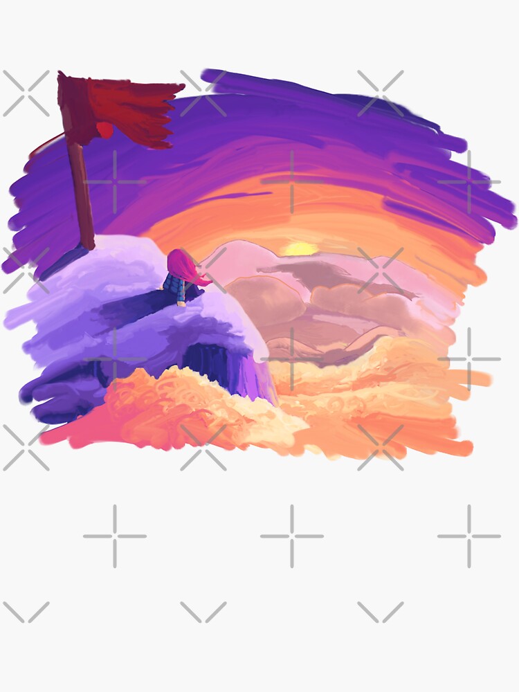 "Celeste Summit" Sticker for Sale by abridged | Redbubble