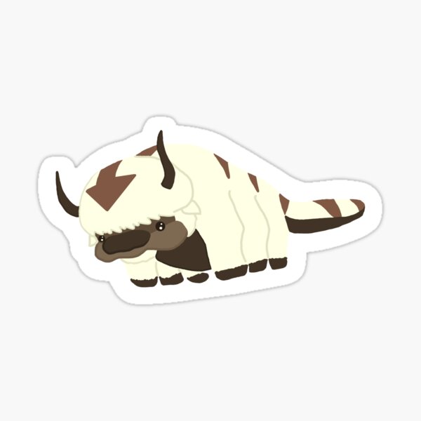 "Appa from Avatar: The Last Airbender Sticker" Sticker for Sale by ...