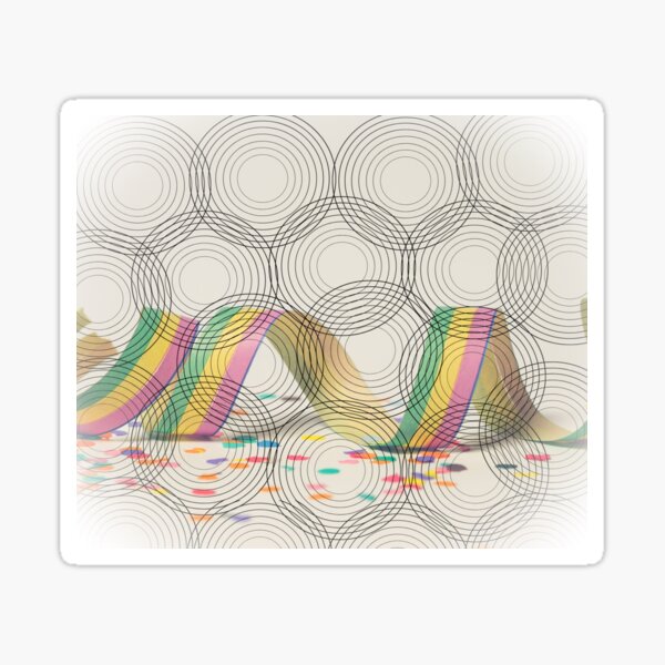 "Spiral shape" Sticker for Sale by AadizCollection | Redbubble