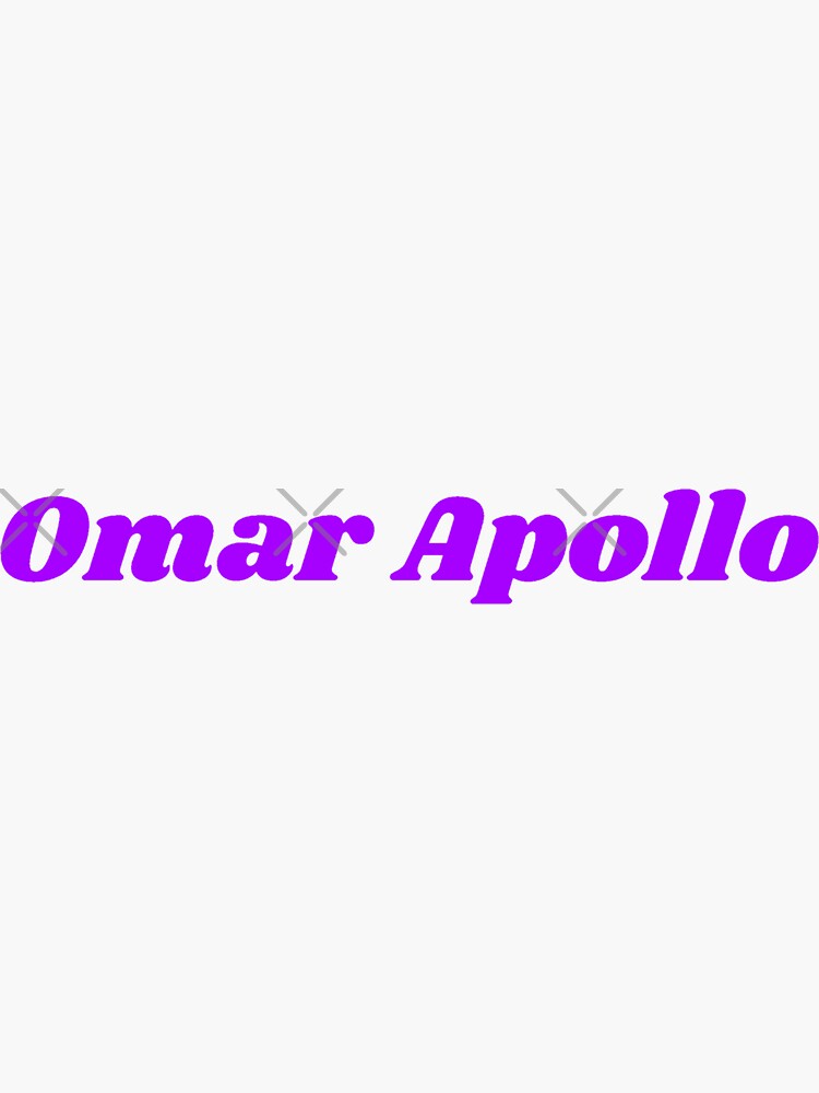 "Omar Apollo Apolonio" Sticker for Sale by JINNAEM | Redbubble