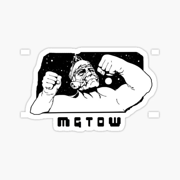 "MGTOW - Men Going Their Own Way" Sticker for Sale by Eccentrica ...