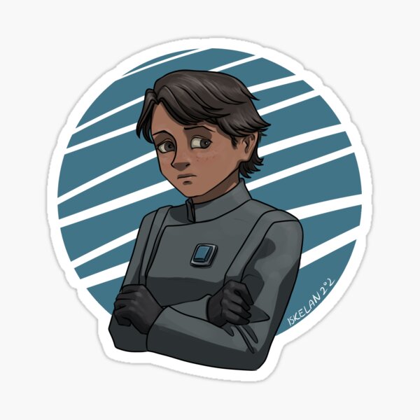 "Chibi cadet Eli" Sticker for Sale by Iskelan | Redbubble