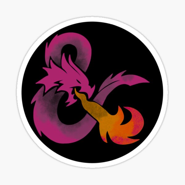 "The Pink Dragon" Sticker for Sale by JessLeClair | Redbubble