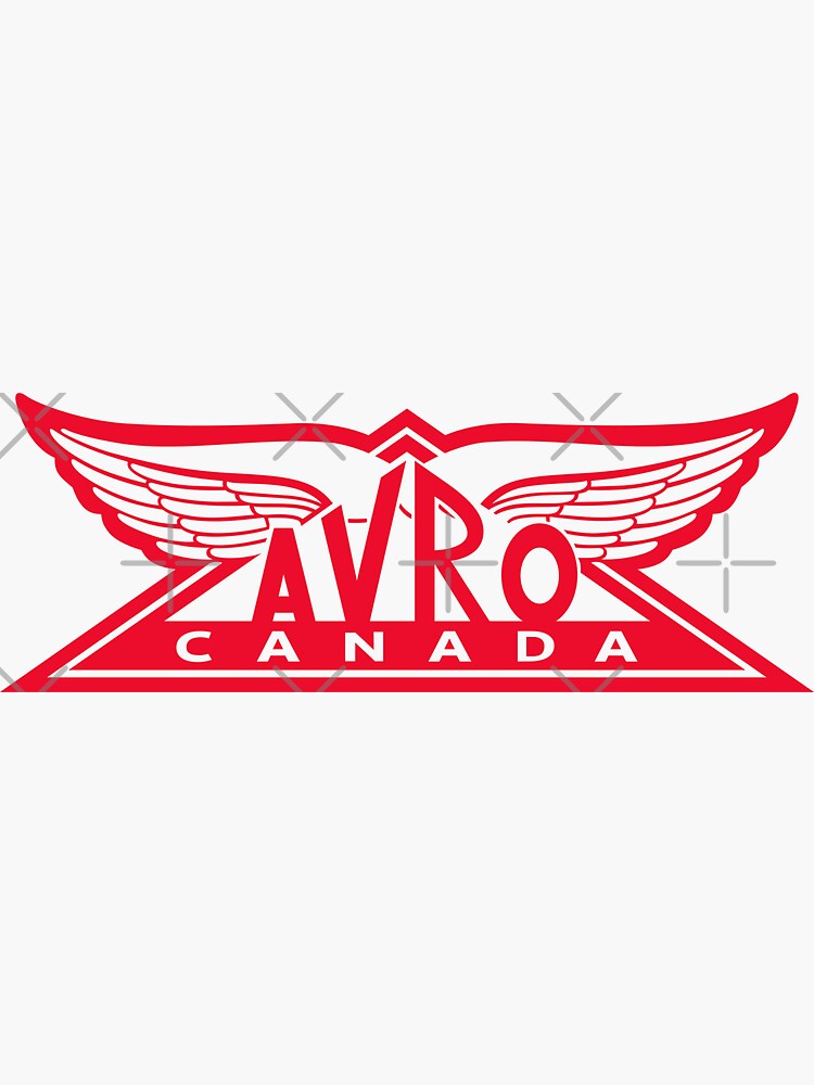 "AVRO Canada Logo." Sticker by Ralroost | Redbubble