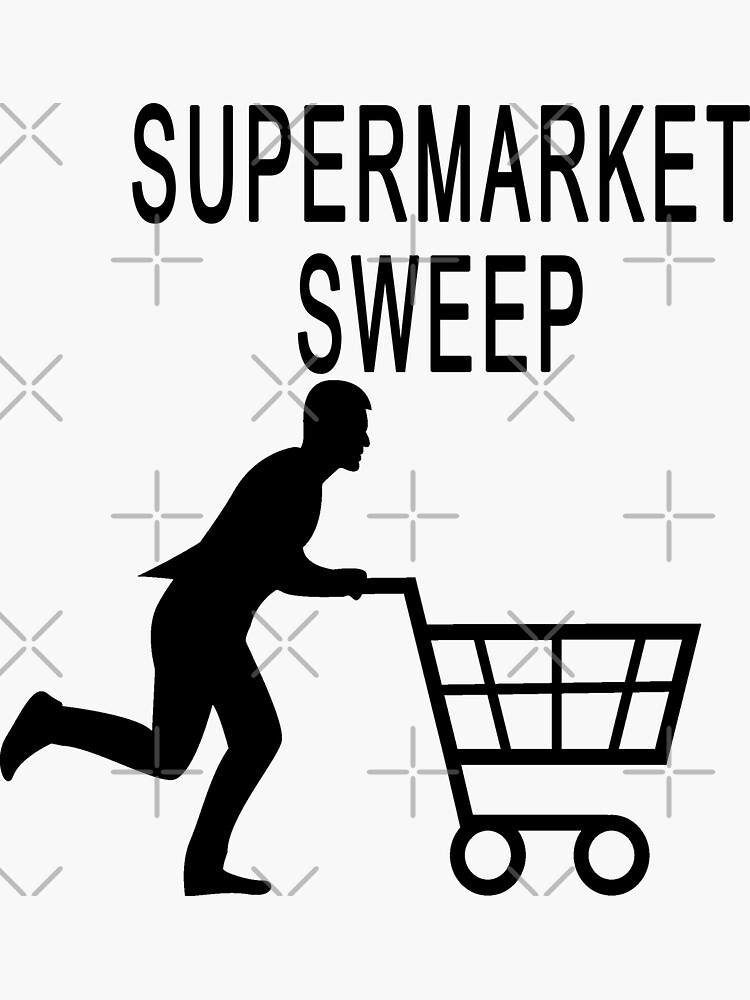 "supermarket sweep" Sticker by swag-store | Redbubble