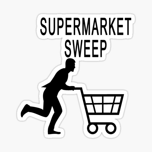 "supermarket sweep" Sticker by swag-store | Redbubble