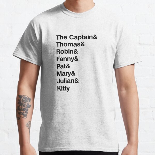 "Ghosts Characters Helvetica" T-shirt for Sale by Jessblakemore ...