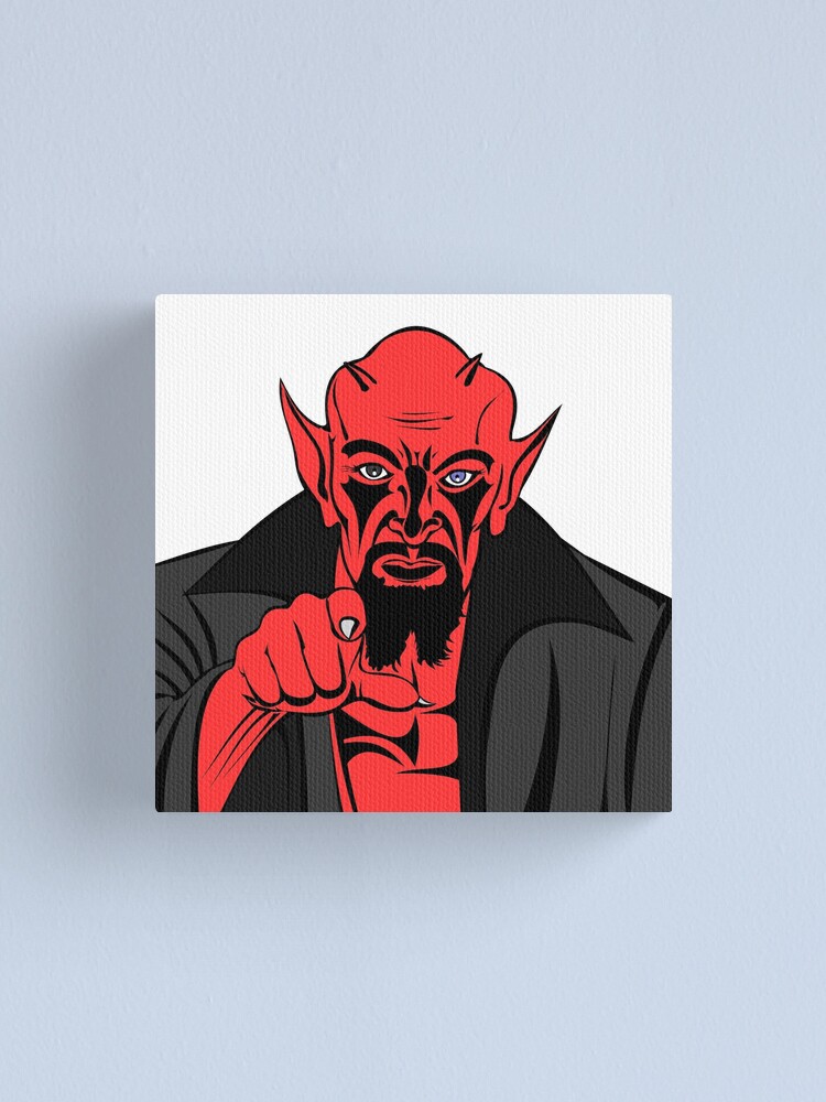 "Devil" Canvas Print for Sale by SiddharthaMoon | Redbubble