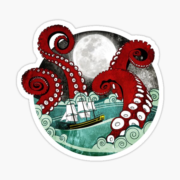 Kraken Stickers | Redbubble