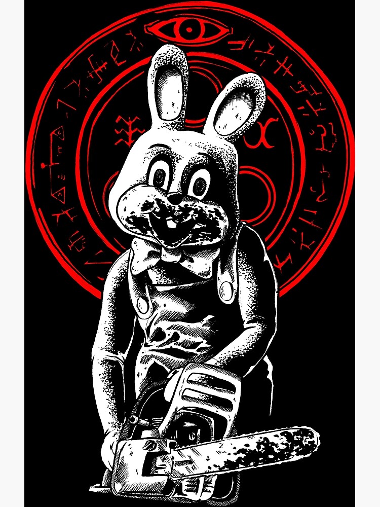"Robbie the rabbit" Poster for Sale by JonathanGrimm | Redbubble