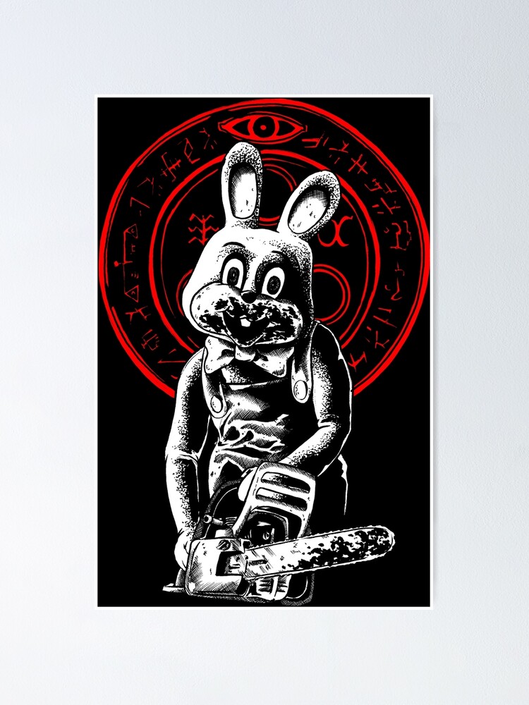 "Robbie the rabbit" Poster for Sale by JonathanGrimm | Redbubble