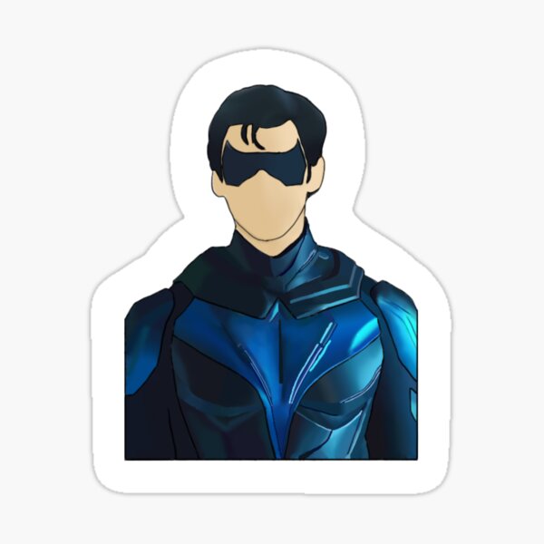 "Nightwing/Dick Grayson " Sticker for Sale by FandomThing1211 | Redbubble