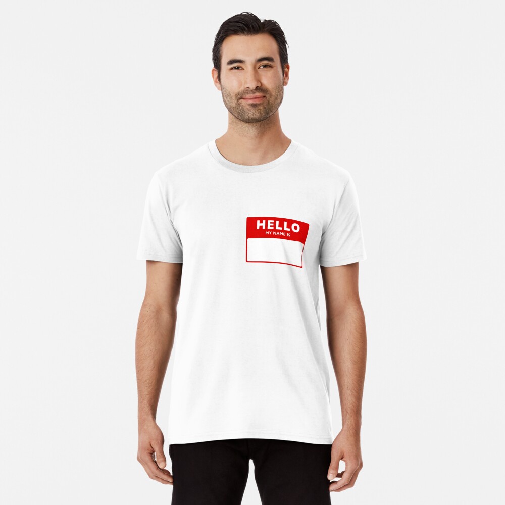 Hello My Name Is Sticker For Sale By Davidmay Redbubble