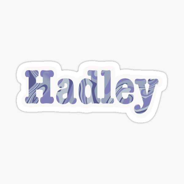 "Hadley" Sticker for Sale by willeycarly | Redbubble