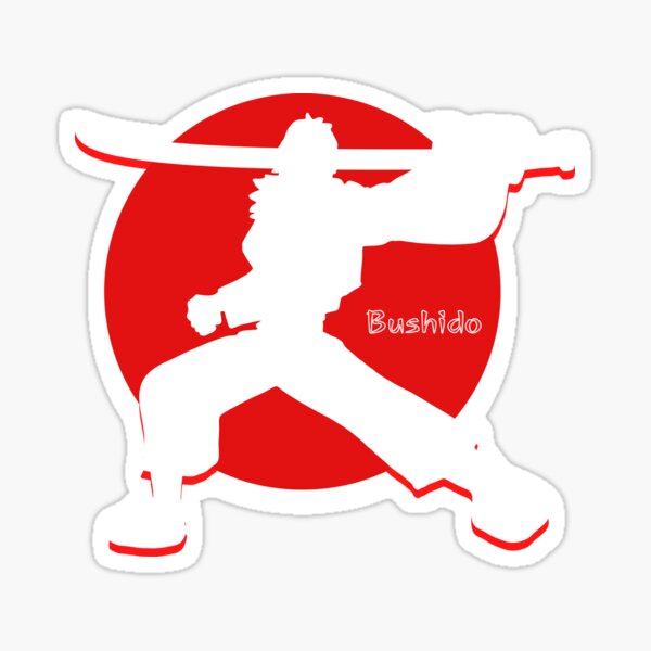 "Minimalist Bushido" Sticker for Sale by goodguy53 | Redbubble