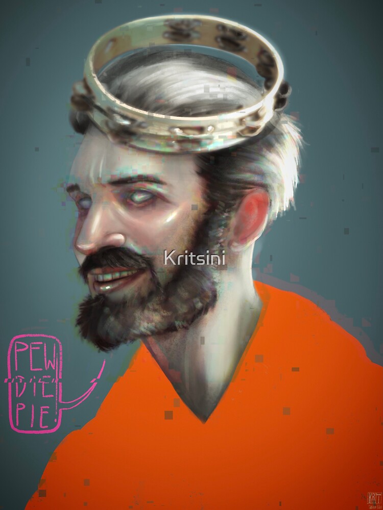 "Spooky Pewdiepie" Sticker by Kritsini | Redbubble